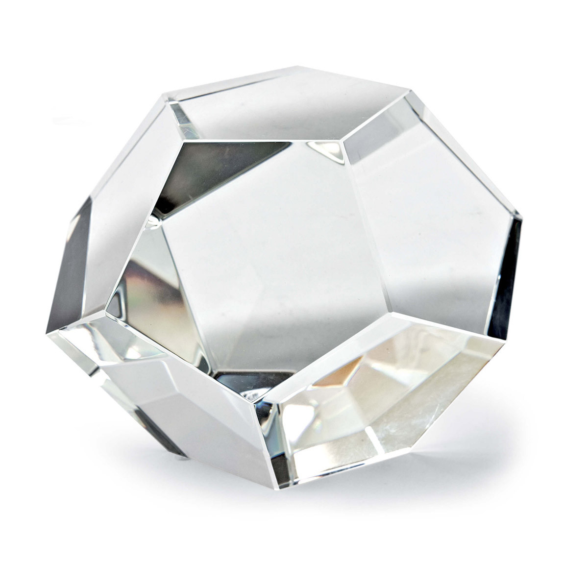 Fonda Faceted Crystal Objects | Pentagonal - Moniker Home